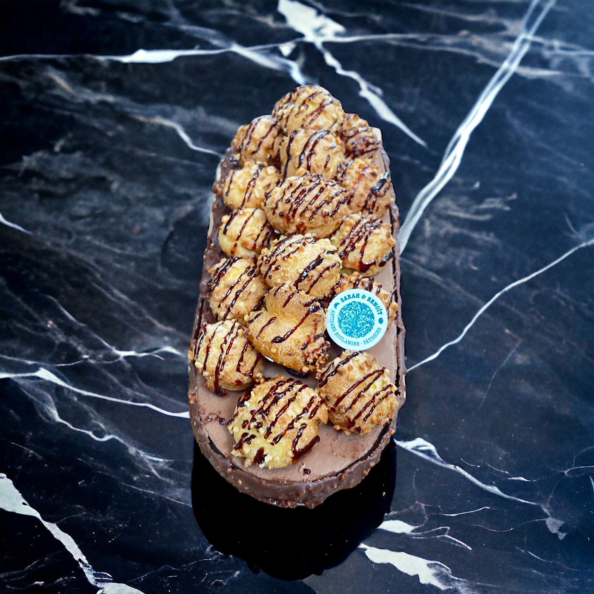 Barre profiterole Ovale - Sarah et Benoît